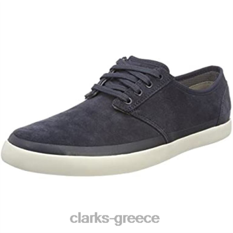 Clarks άνδρες ανδρικά torbay rand sneakers μπλε μπλε σουέντ clarks ...