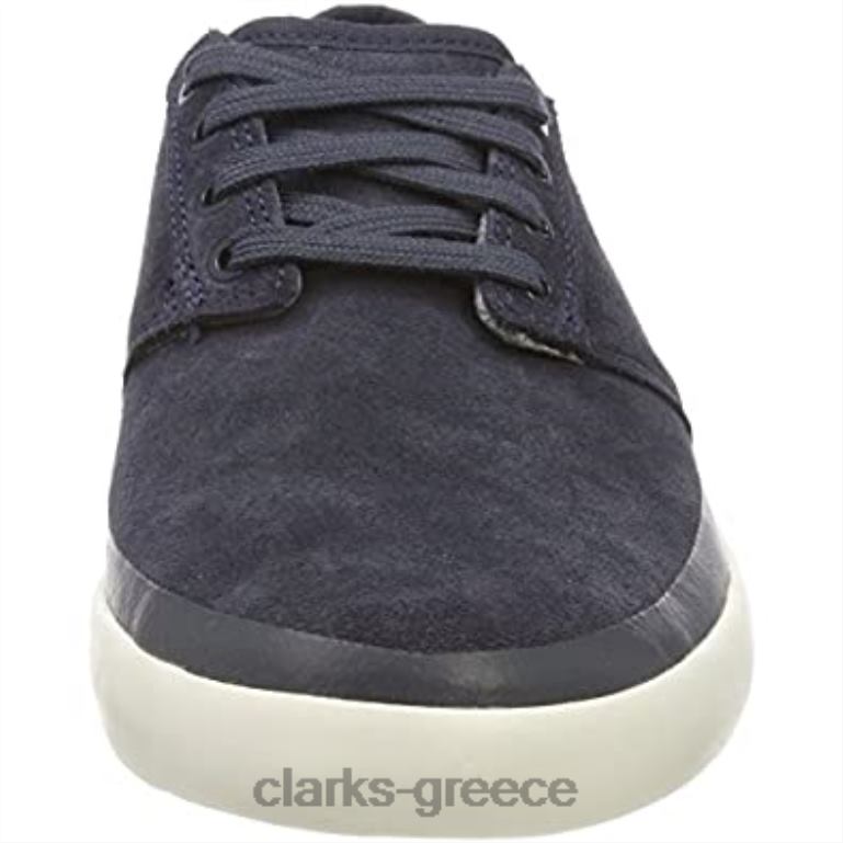 Clarks άνδρες ανδρικά torbay rand sneakers μπλε μπλε σουέντ clarks ...